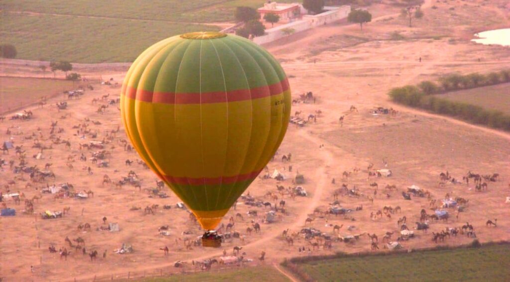 Best Destinations in India for A Hot Air Balloon Ride